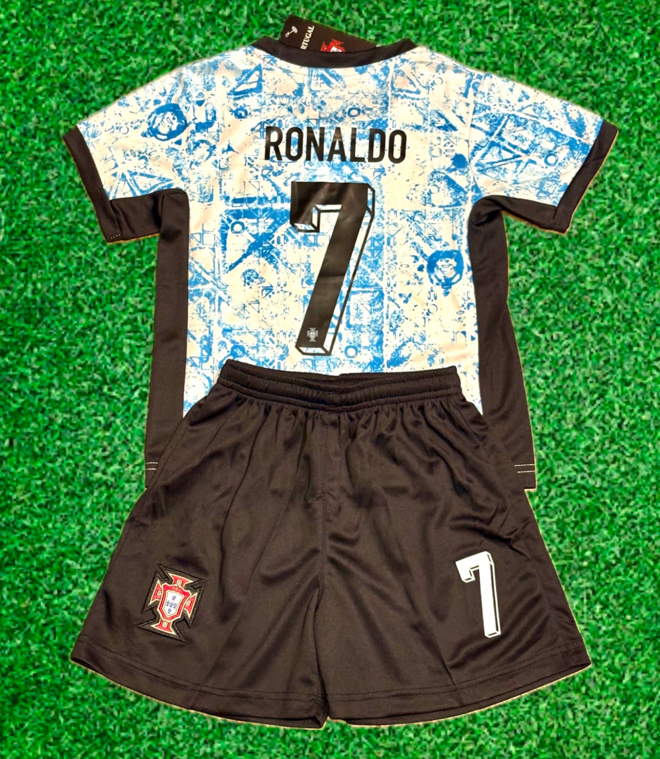 Cristiano Ronaldo Kids Soccer Jersey Kits - Toddler & Youth Sizes ...