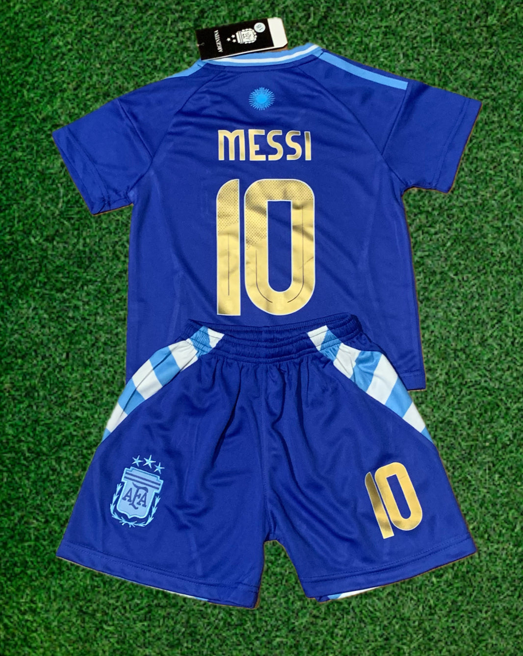 Lionel Messi Kids Soccer Jersey Kits - Toddler & Youth 2 Piece Sets US ...