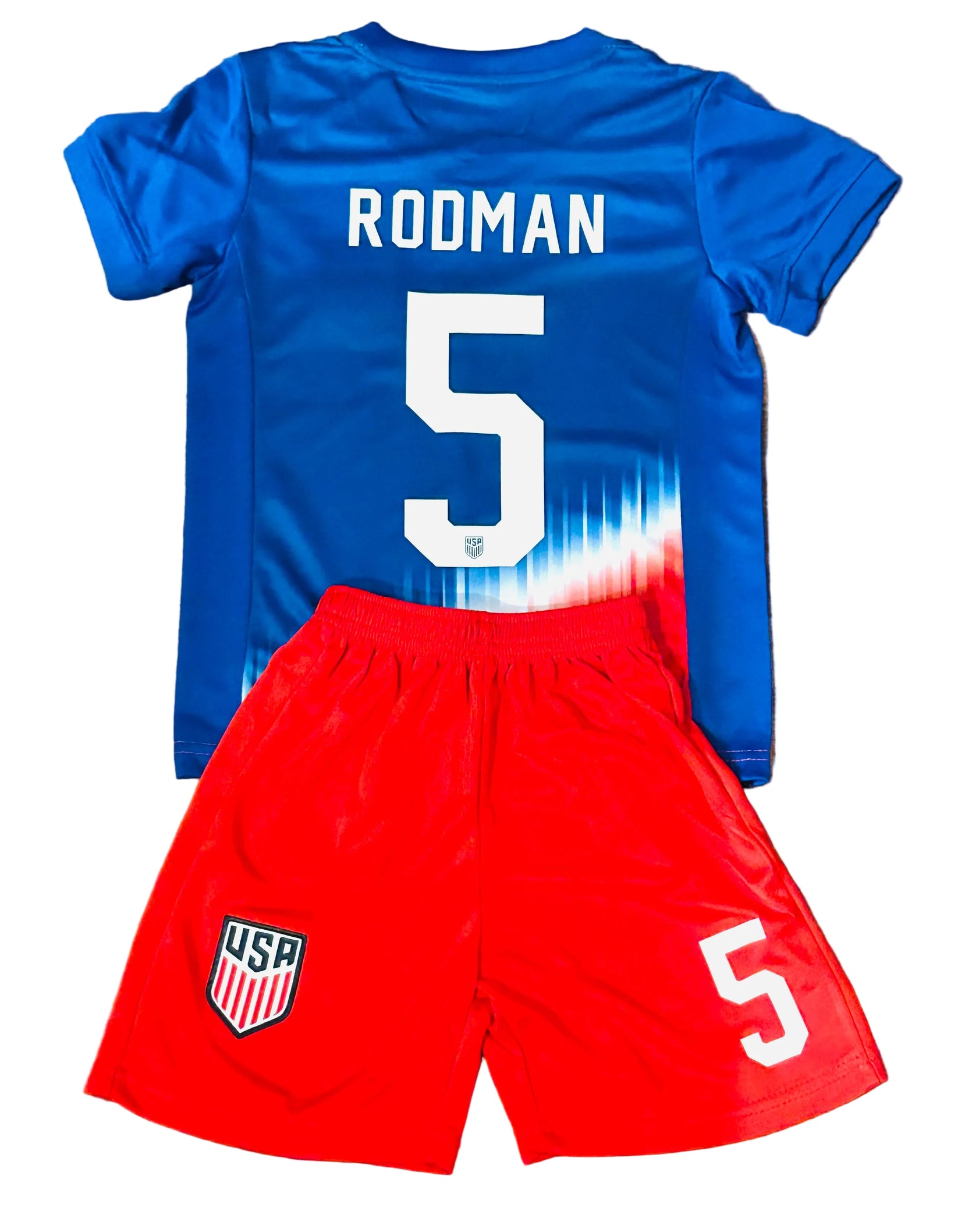 Trinity Rodman USA Kids Soccer Jersey Set - Toddler & Youth Sizing ...