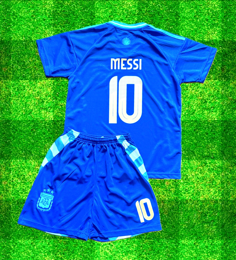 Lionel Messi Kids Soccer Jersey Kits - Toddler & Youth 2 Piece Sets US ...