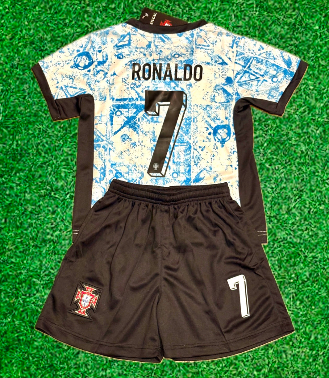 Cristiano Ronaldo Kids Soccer Jersey Kits - Toddler & Youth Sizes ...