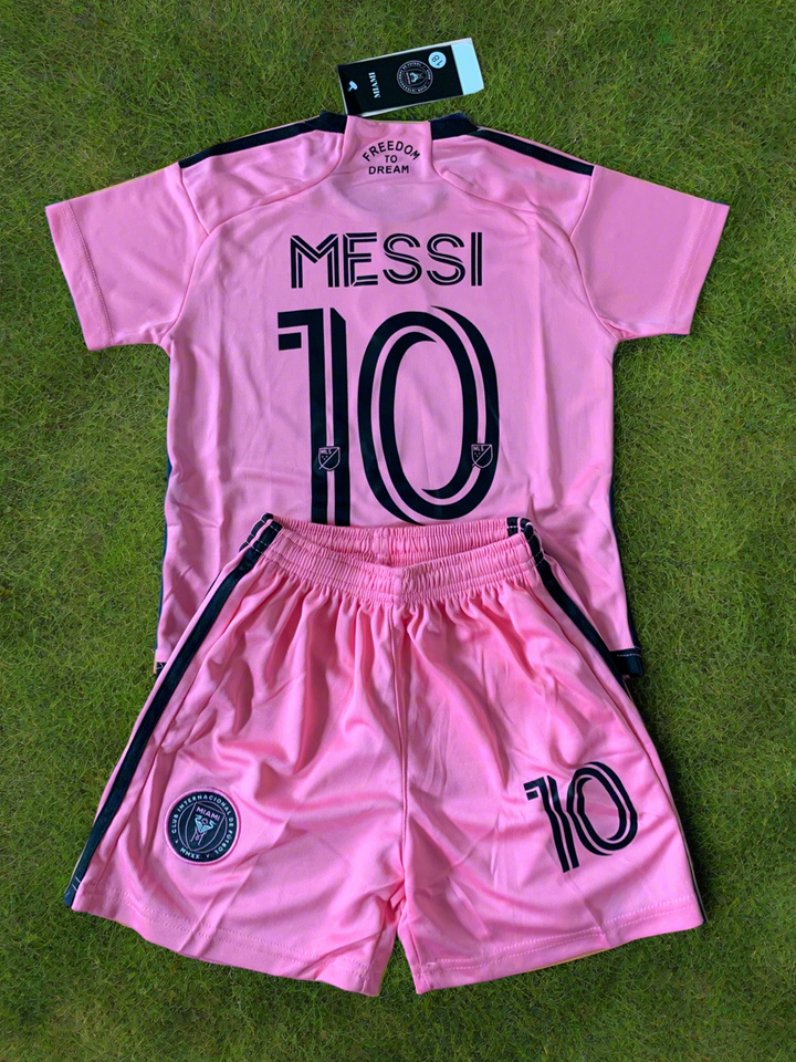 Lionel Messi Kids Soccer Jersey Kits - Toddler & Youth 2 Piece Sets US ...