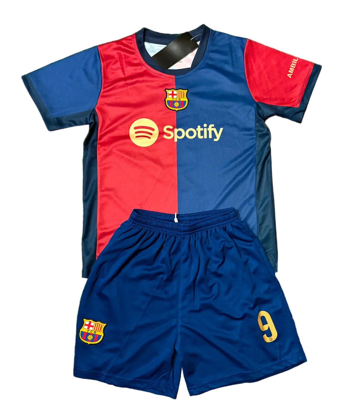 Lewandowski Barcelona 9 Kids Soccer Jersey Toddler & Youth Sizes ...