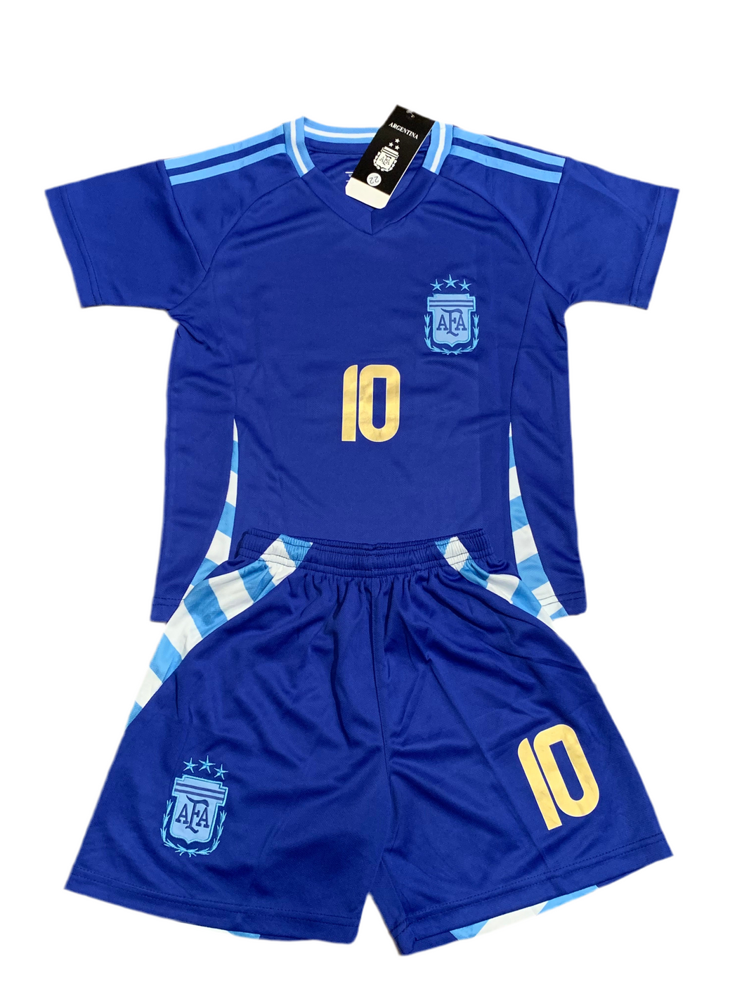Lionel Messi Kids Soccer Jersey Kits - Toddler & Youth 2 Piece Sets US ...