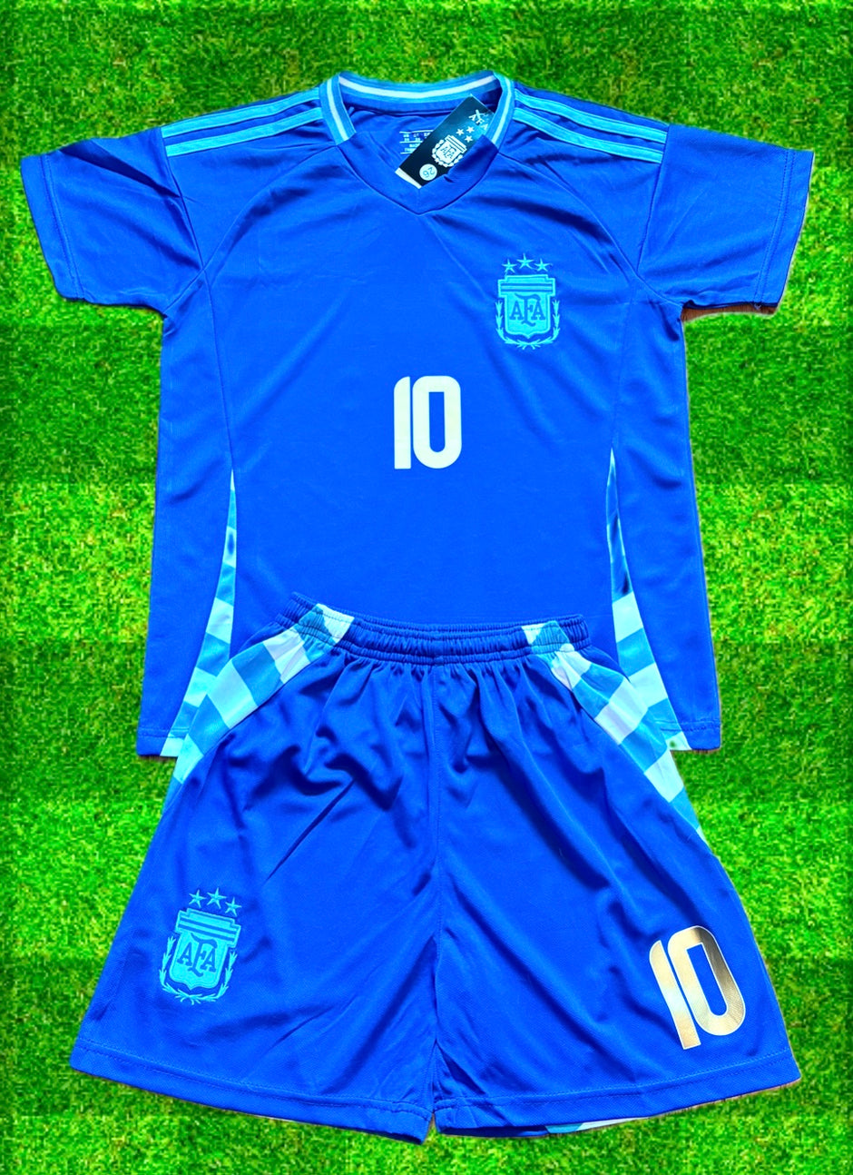 Lionel Messi Kids Soccer Jersey Kits - Toddler & Youth 2 Piece Sets US ...