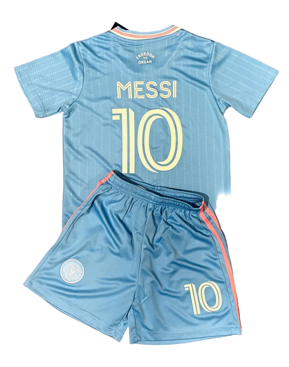 Lionel Messi Kids Soccer Jersey Kits - Toddler & Youth 2 Piece Sets US ...