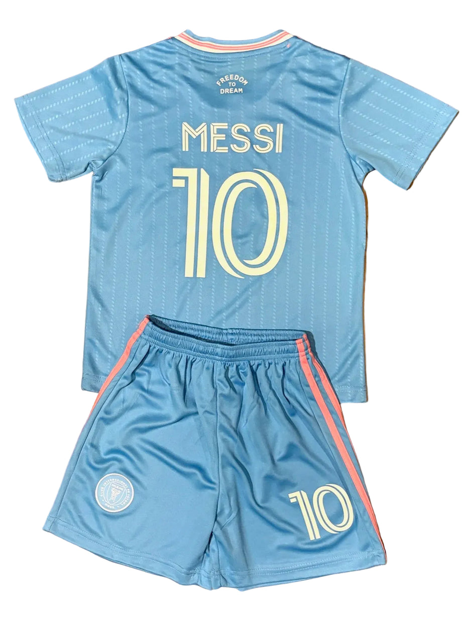 Lionel Messi Kids Soccer Jersey Kits - Toddler & Youth 2 Piece Sets US ...